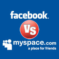 Facebook vs MySpace - OUTinPerth