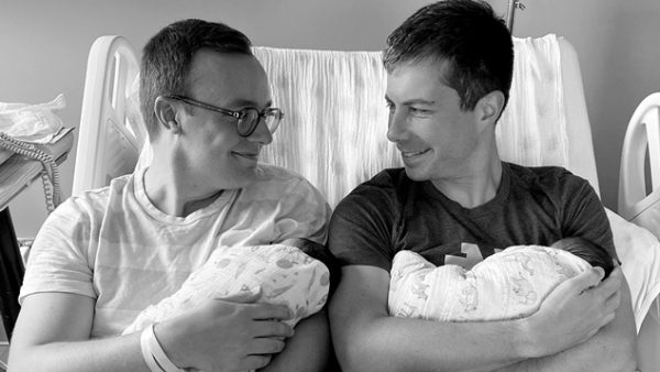 Pete Buttigieg and Chasten Glezman Buttigieg welcome son and daughter ...