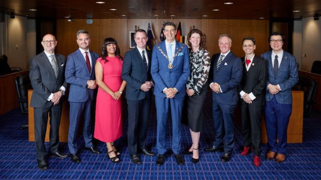 David Goncalves makes a fashion statement at swearing in ceremony ...