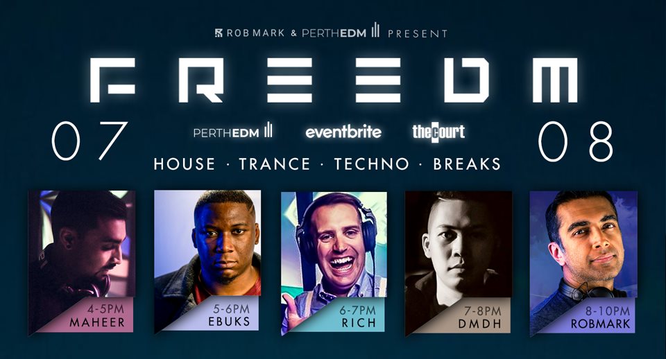EDM lovers - FREEDM is coming to The Court in August