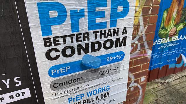 Controversial PrEP posters appear around Perth suburbs