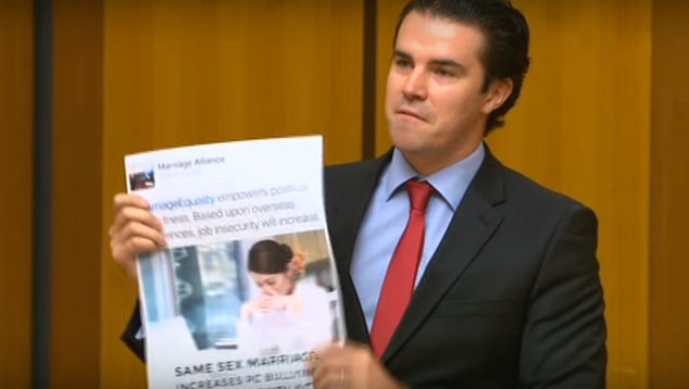Marriage Alliance criticised for rainbow noose imagery
