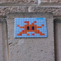 Where did those space invaders mosaics around Perth come from?