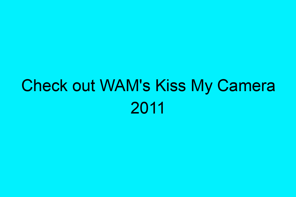 Check out WAM's Kiss My Camera 2011 exhibition @ FWA Museum, Perth ...