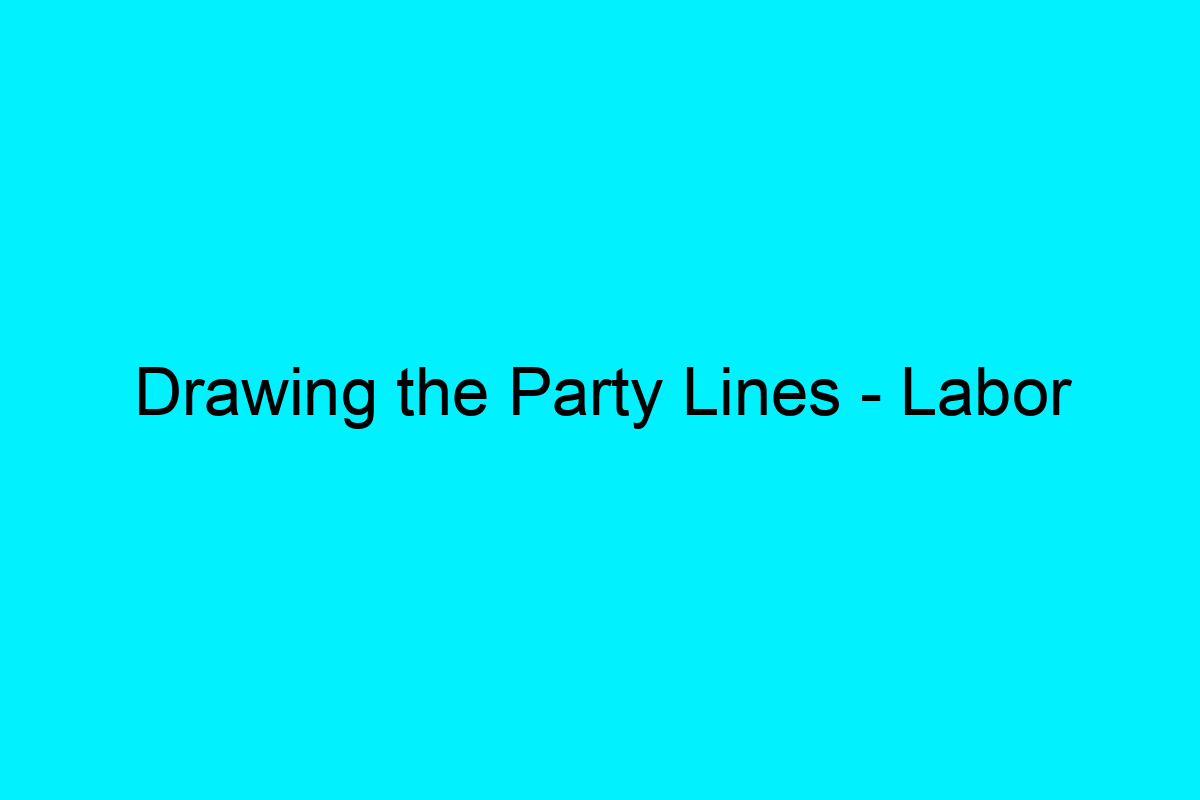Drawing the Party Lines - Labor - OUTinPerth