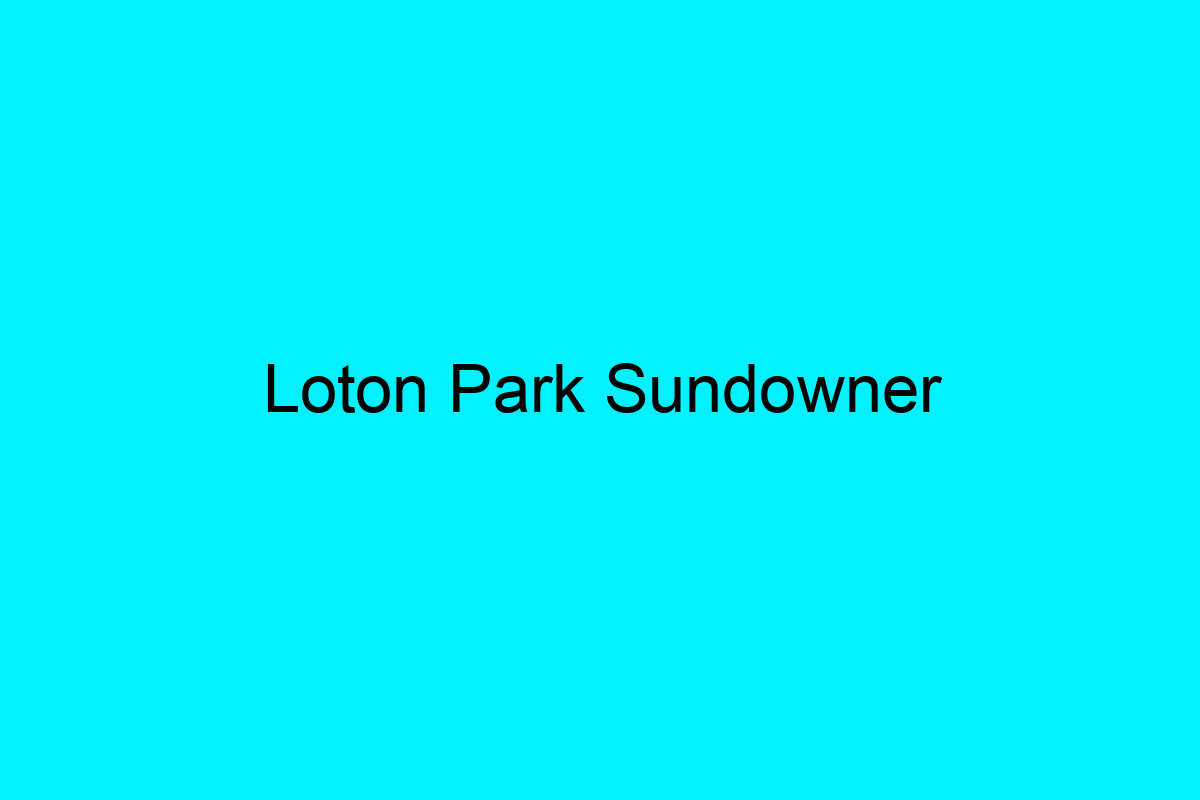 Loton Park Sundowner - OUTinPerth