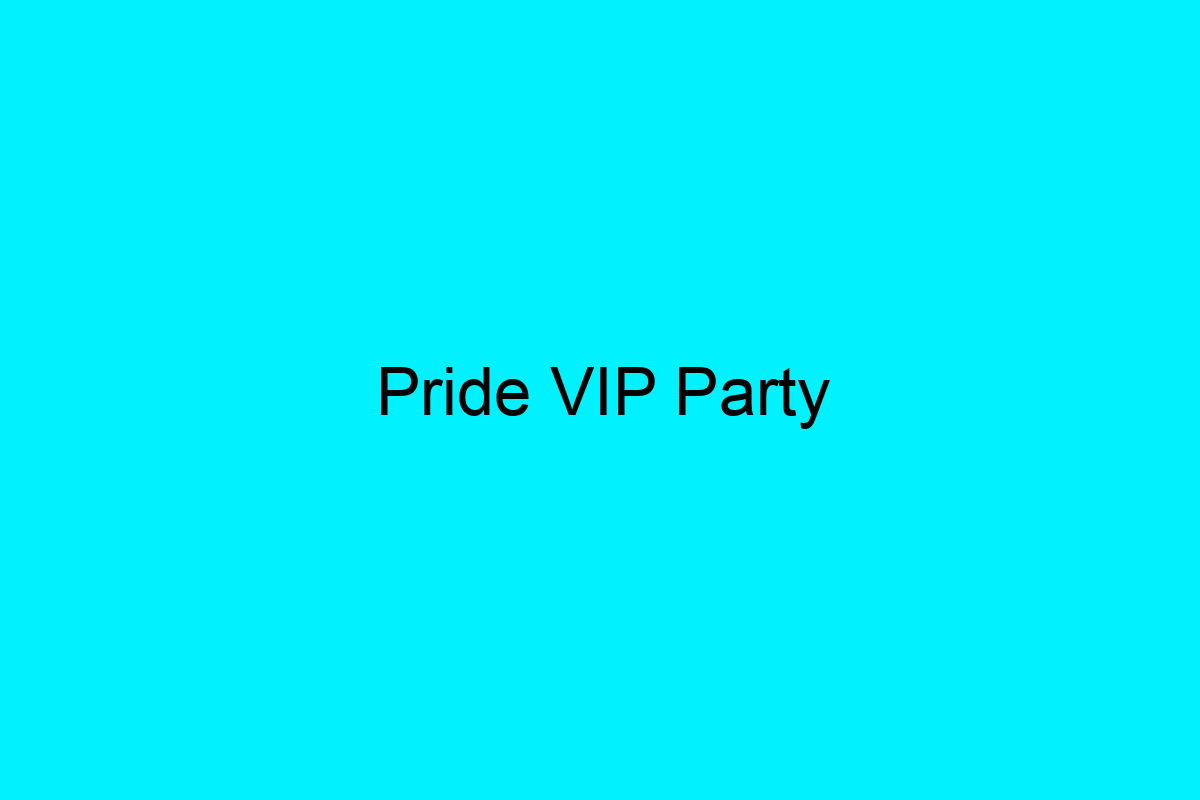 Pride VIP Party - OUTinPerth