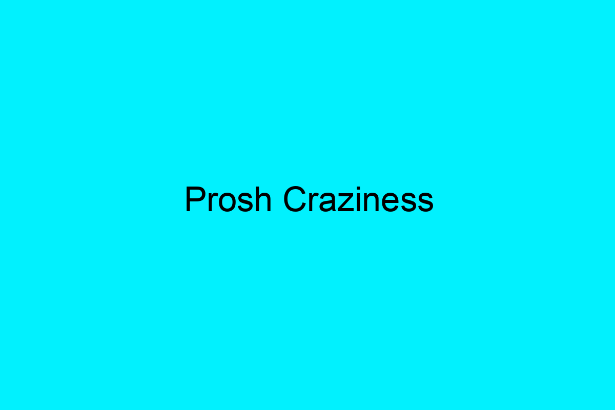 Prosh Craziness - OUTinPerth