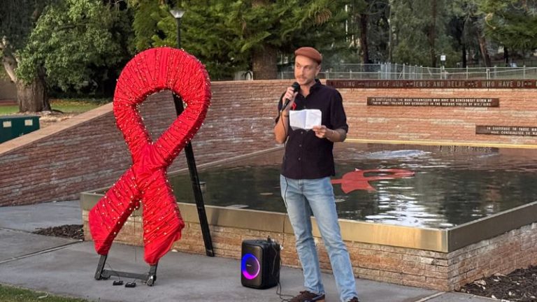 Perth marks the International AIDS Candlelight Memorial