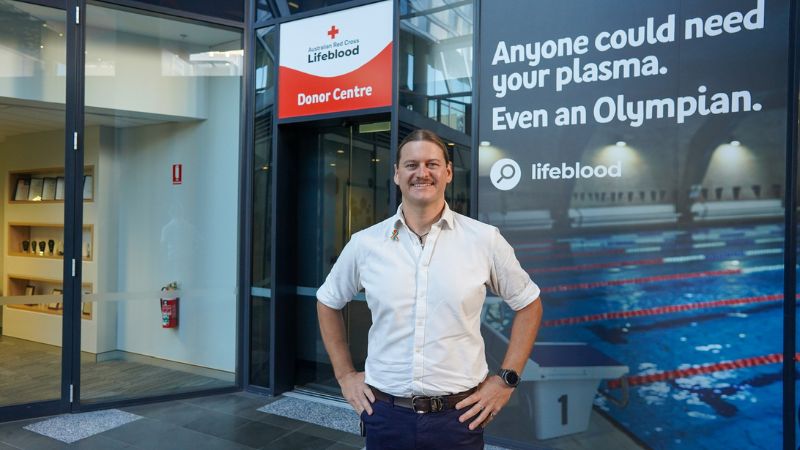 WA MP Stuart Aubrey has signed up to be a plasma donor