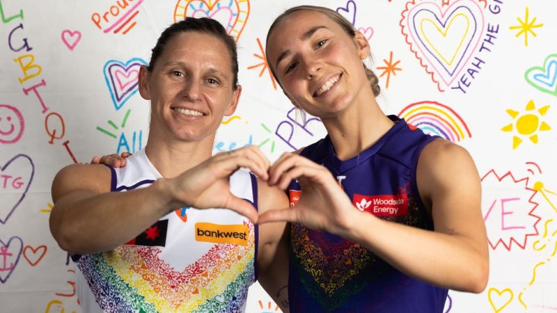 Freo Dockers reveal 2025 Pride round jumper